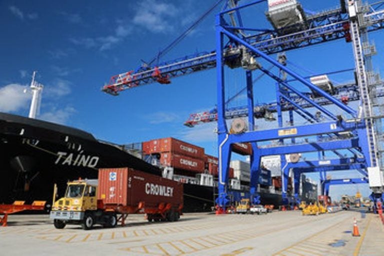 Crowley’s new LNG-powered ConRo vessel completes first trip