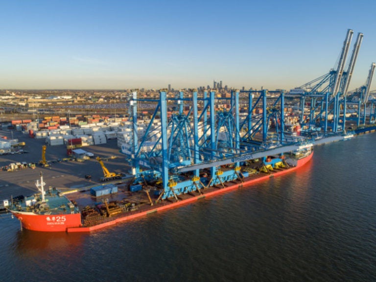 PhilaPort receives two cranes for Packer Avenue Marine Terminal