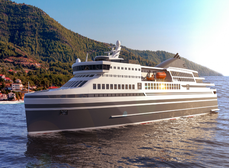 Knud E Hansen releases new design for RoPax ferry