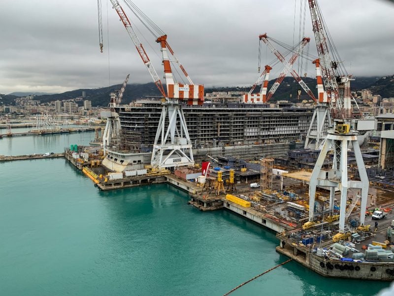 Fincantieri launches Silversea Cruises’ new ship in Italy