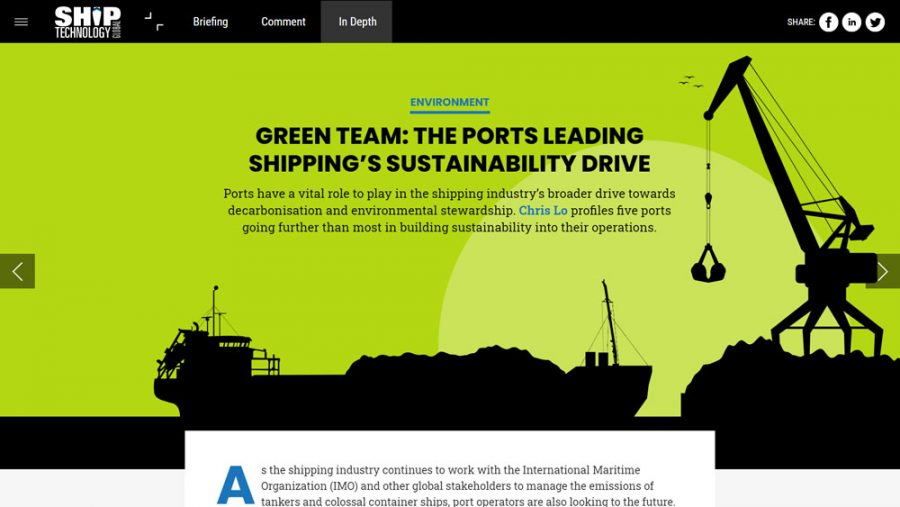 Sustainable ports of the future: Ship Technology Global Issue 75 is out now