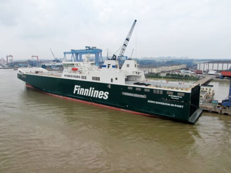 Finnlines takes delivery of third hybrid vessel