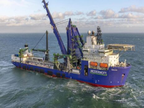McDermott takes delivery of J-lay vessel Amazon
