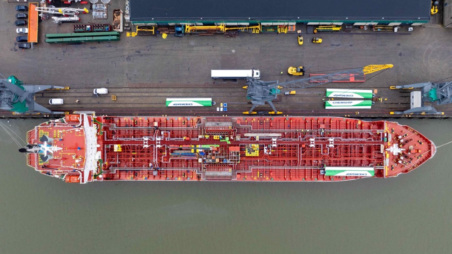 Chemship installs first wind propulsion tech on chemical tanker