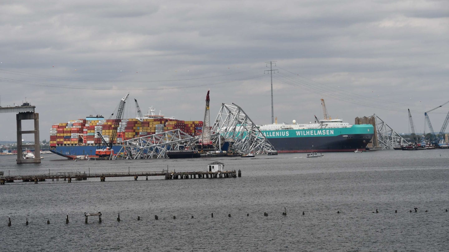 Baltimore bridge collapse recovery team set removal date