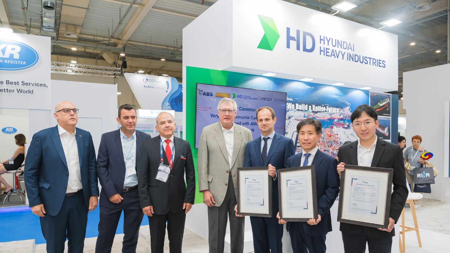 Several major shipbuilders receive approvals using Amogy ammonia technology
