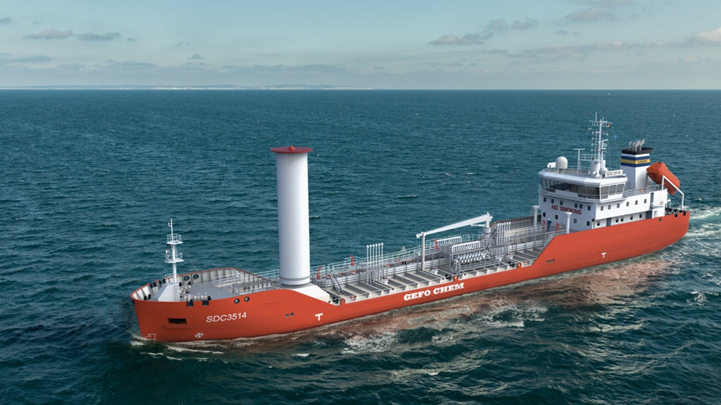 Norsepower to equip six GEFO newbuild tankers with rotor sails